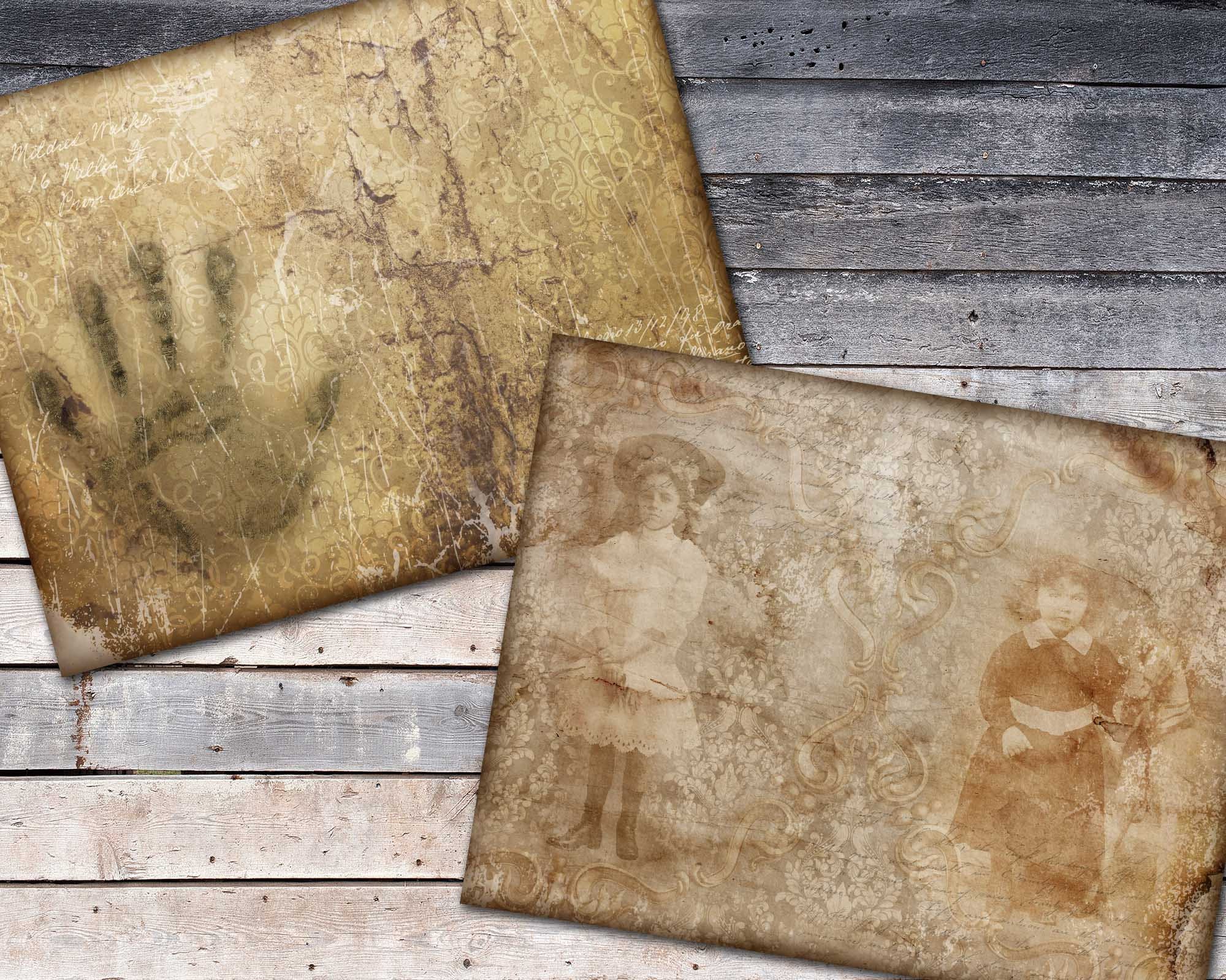 Haunted Halloween Journal Pages Creepy Halloween Digital - Etsy