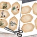 Digital Botanical Tag Printable Floral Tag Collage Sheet - Etsy