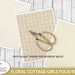 Floral Cottage Girls Folio Kit, Cozy Cottage Printable, Cute File ...