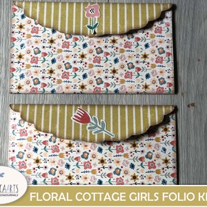 Floral Cottage Girls Folio Kit, Cozy Cottage Printable, Cute File ...