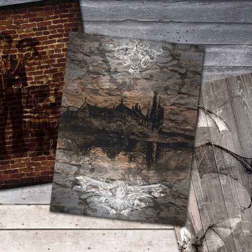 Haunted Halloween Journal Pages Creepy Halloween Digital - Etsy