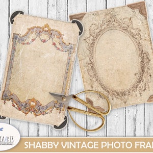 Digital Antique Frame, Vintage Photo Paper, Digital Download, Victorian ...