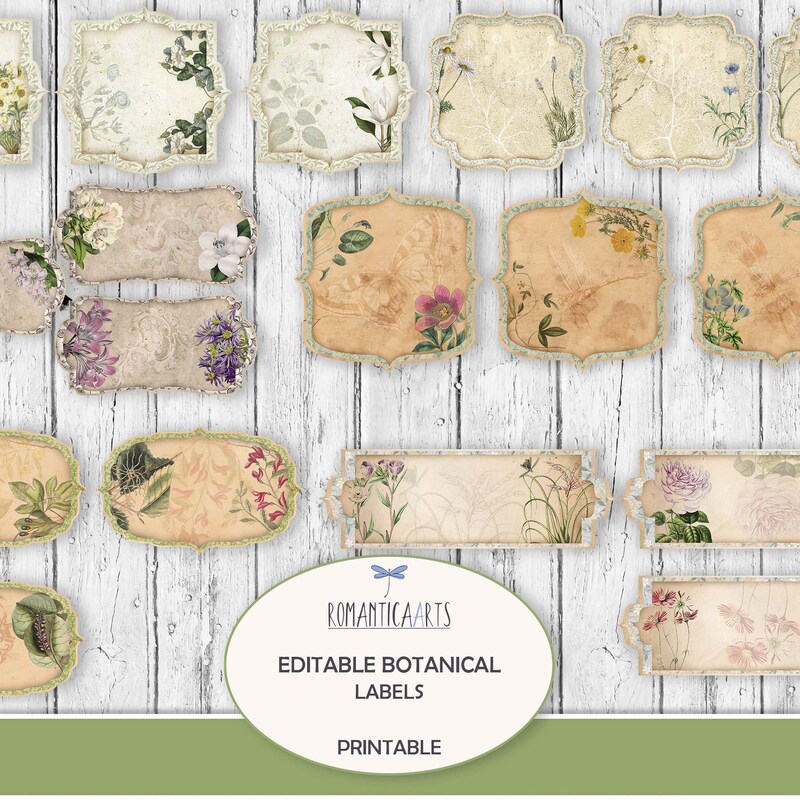 Digital Labels - Etsy