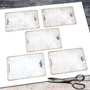 Vintage Editable Card, Blank Card, Card Collage Sheet, Digital Card ...