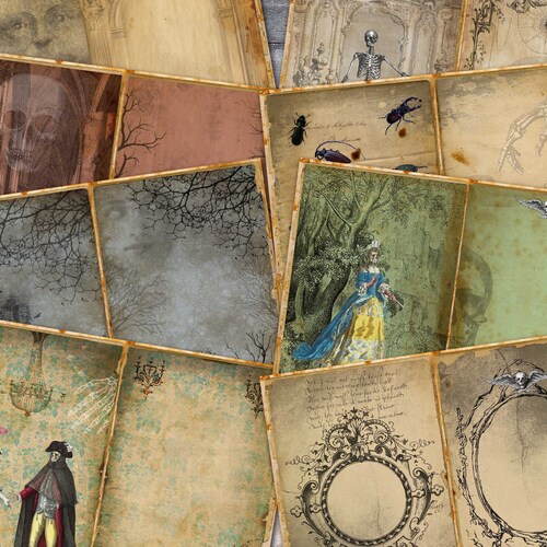 Haunted Halloween Journal Pages Creepy Halloween Digital - Etsy