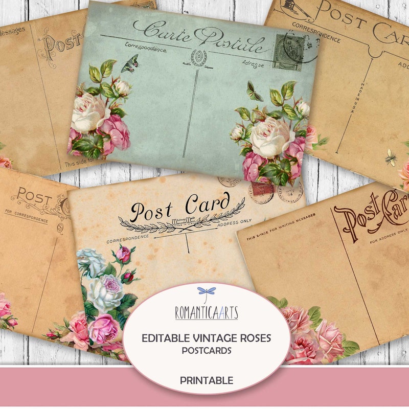 Victorian Postcards - Etsy