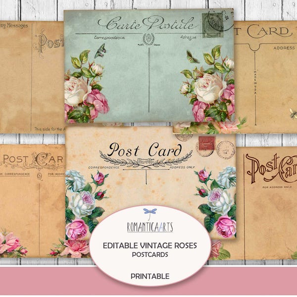 Victorian Postcards - Etsy