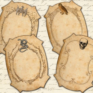 Halloween Editable Apothecary Labels, Creepy Digital Potion Labels ...