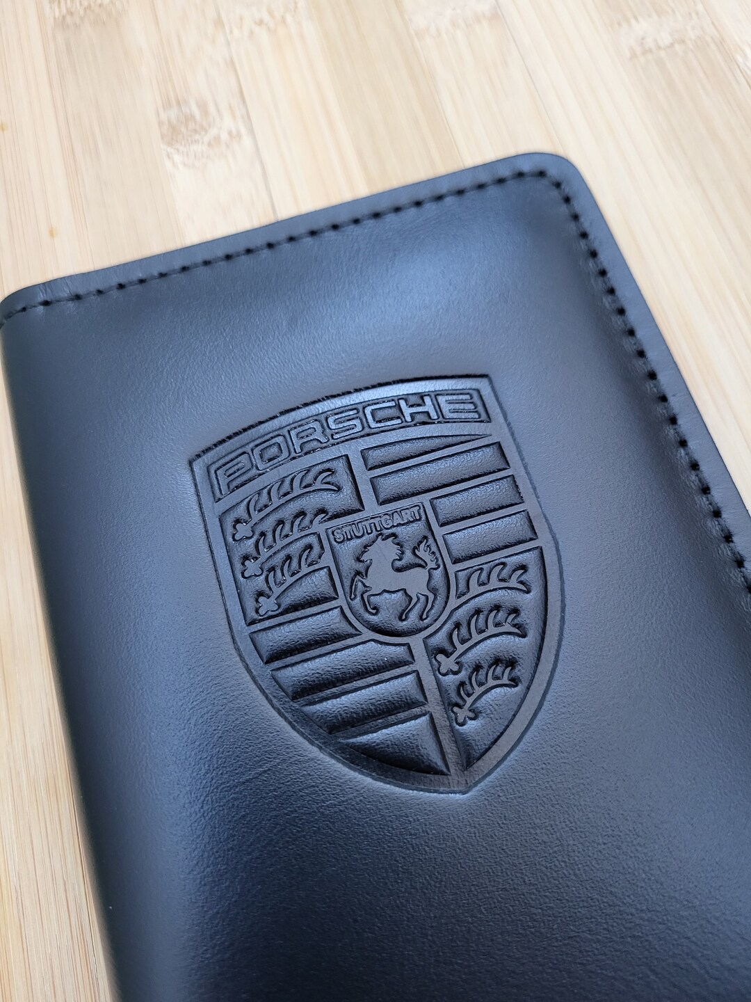 Passport Cover Leather Travel Document Holder Cover Fo Driving Porsche ...
