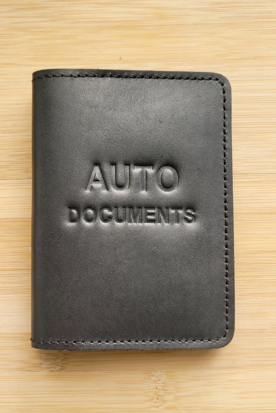Personalized Leather Driver's License Holder: Custom Car Logo Wallet - Etsy