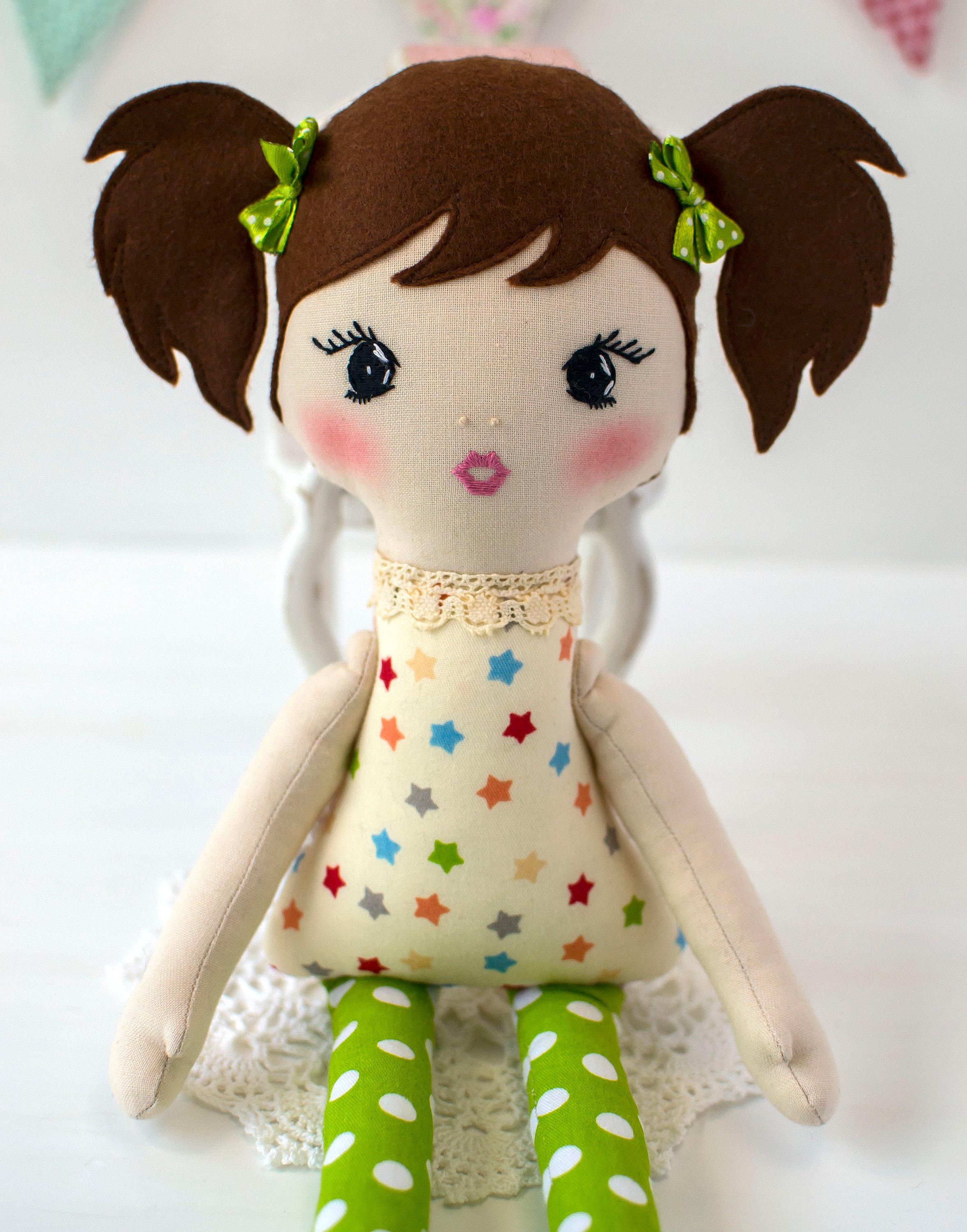 PDF Pattern & Tutorial Cloth Doll 16'' Download Rag - Etsy