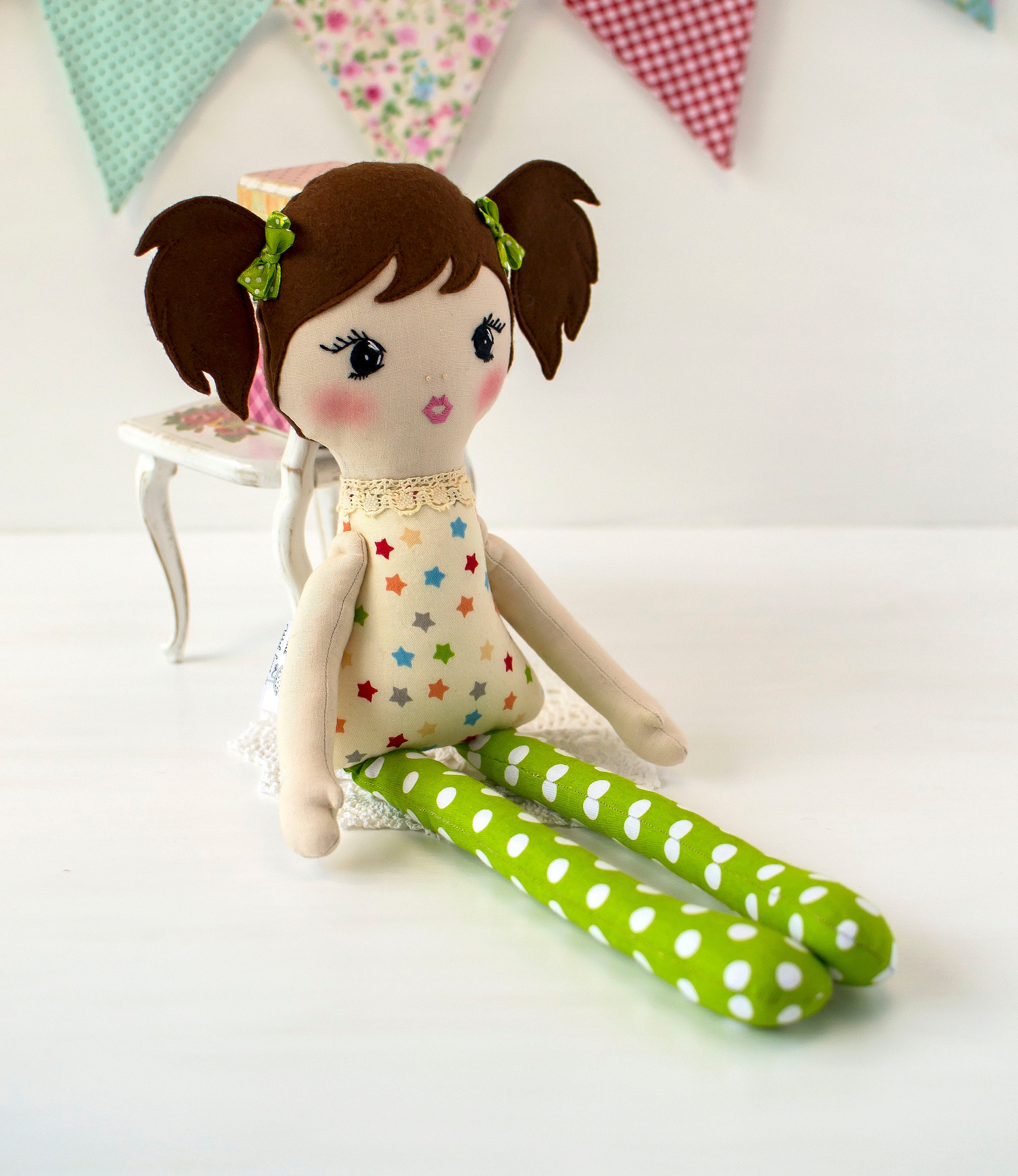 PDF Pattern & Tutorial Cloth Doll 16'' Download Rag - Etsy