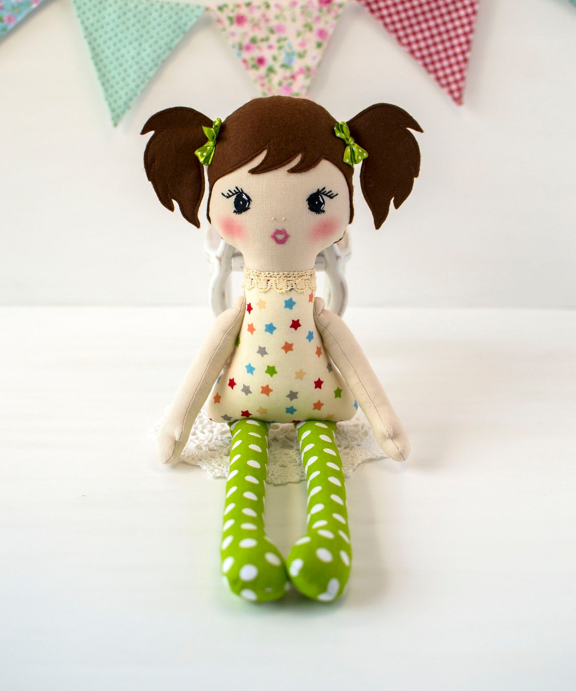 PDF Pattern & Tutorial Cloth Doll 16'' Download Rag - Etsy