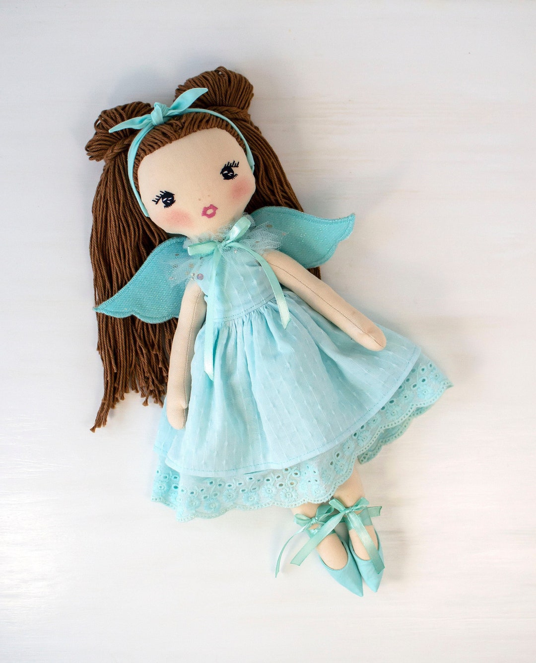 Handmade Cloth Doll Fairy Doll Personalized Rag Doll Fabric Doll ...