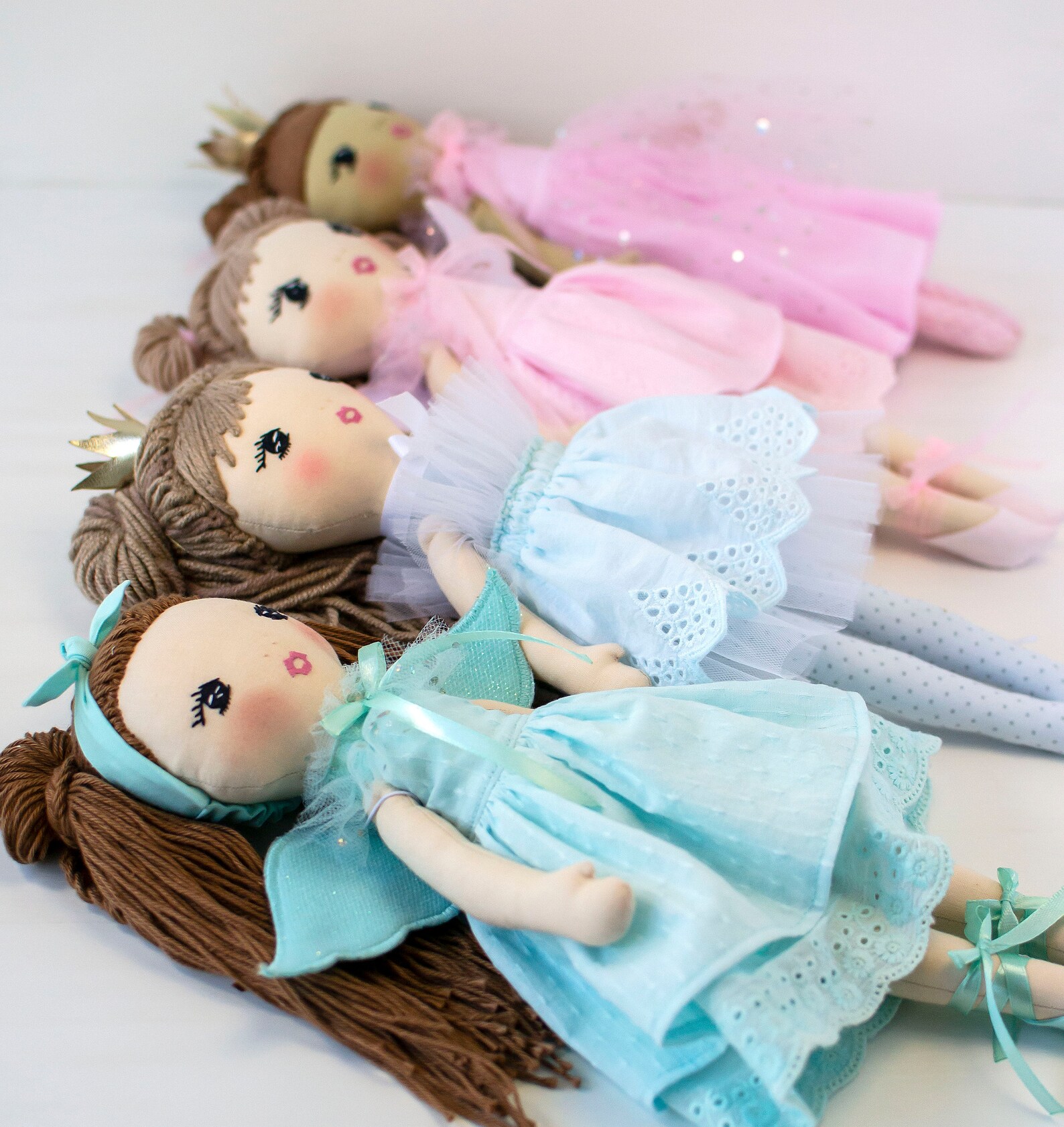 Handmade Rag Doll Gift for Girl Personalized Cloth Doll Heirloom Doll ...