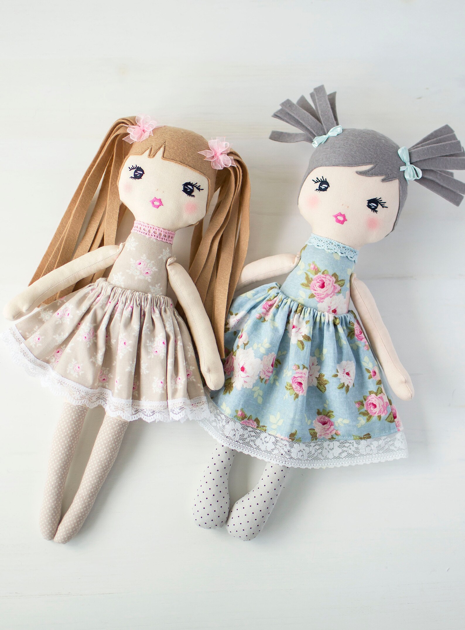 Handmade cloth doll First baby doll Rag dolls handmade | Etsy