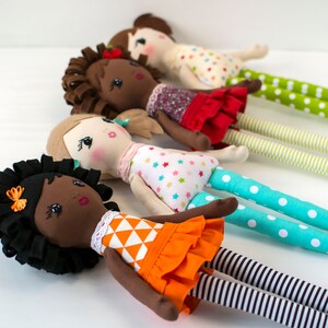 Black Rag Doll African American Doll Personalized Cloth - Etsy