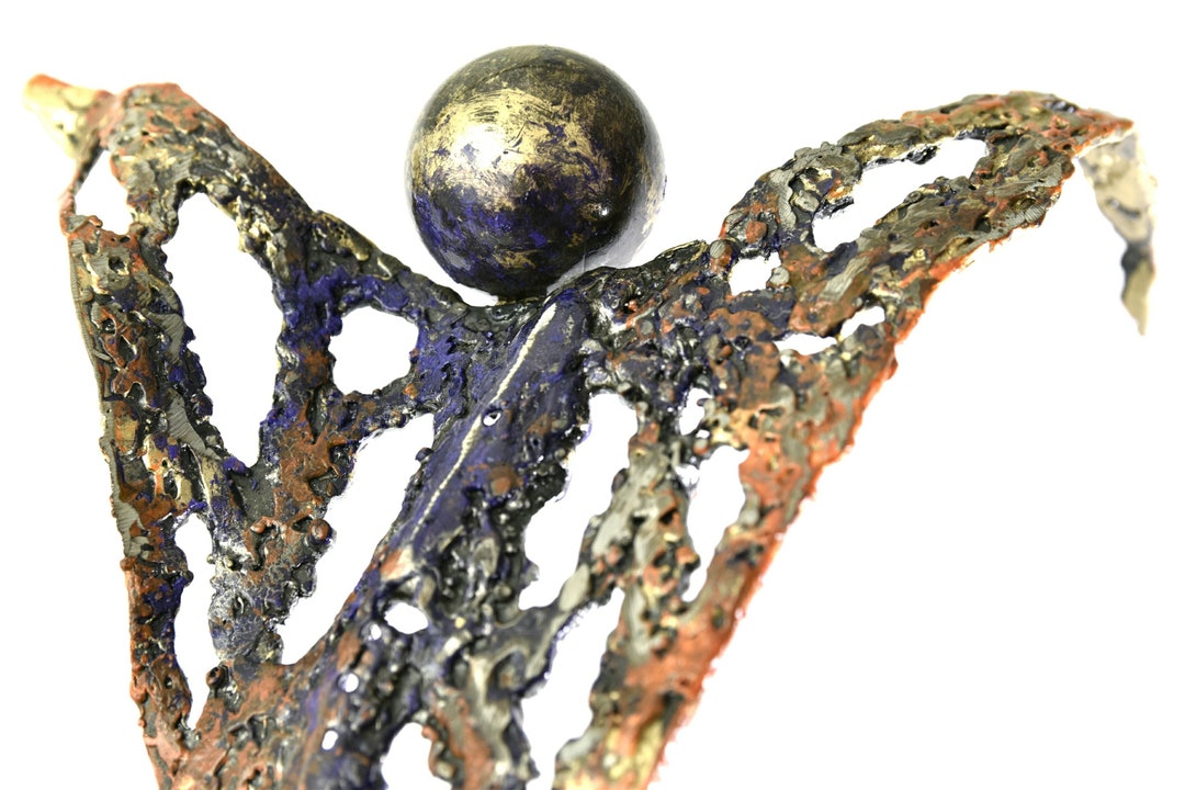 Metal Sculpture, Metal Abstract Art Sculpture, Small Metal Sculpture - Etsy