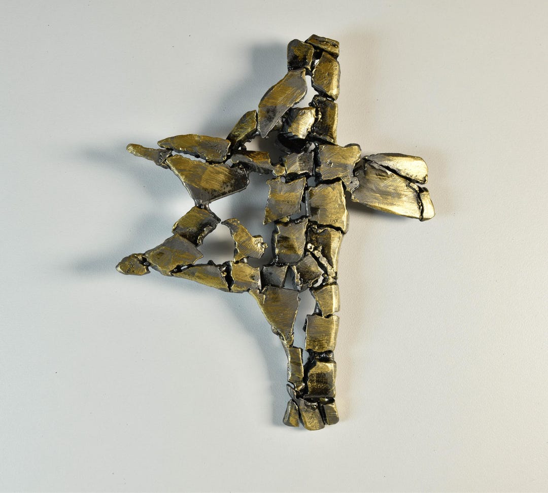 Star of David and Cross, Messianic Cross - Etsy