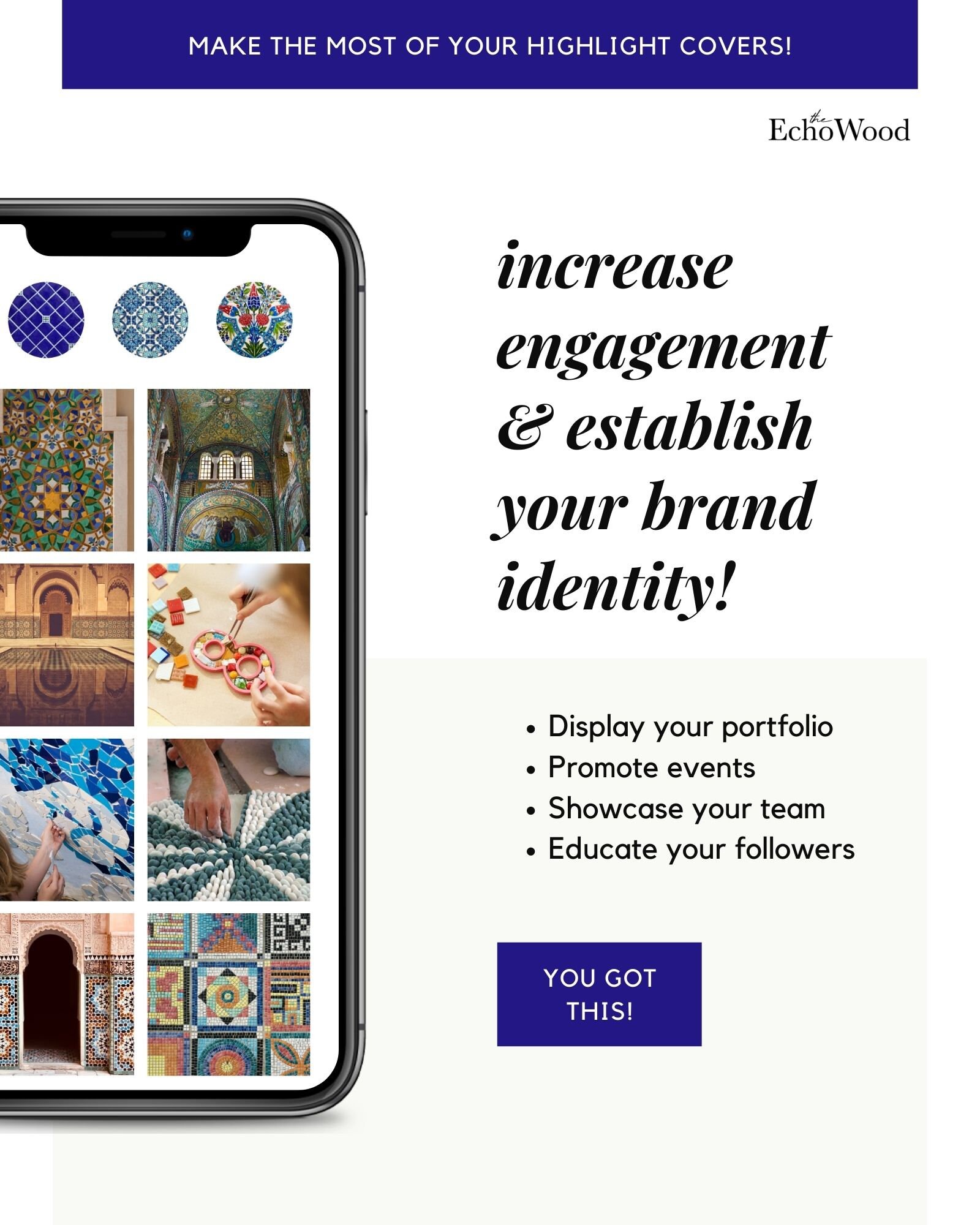 20 Colorful Instagram Story Highlight Icons, Mosaic Tile Pattern IG ...