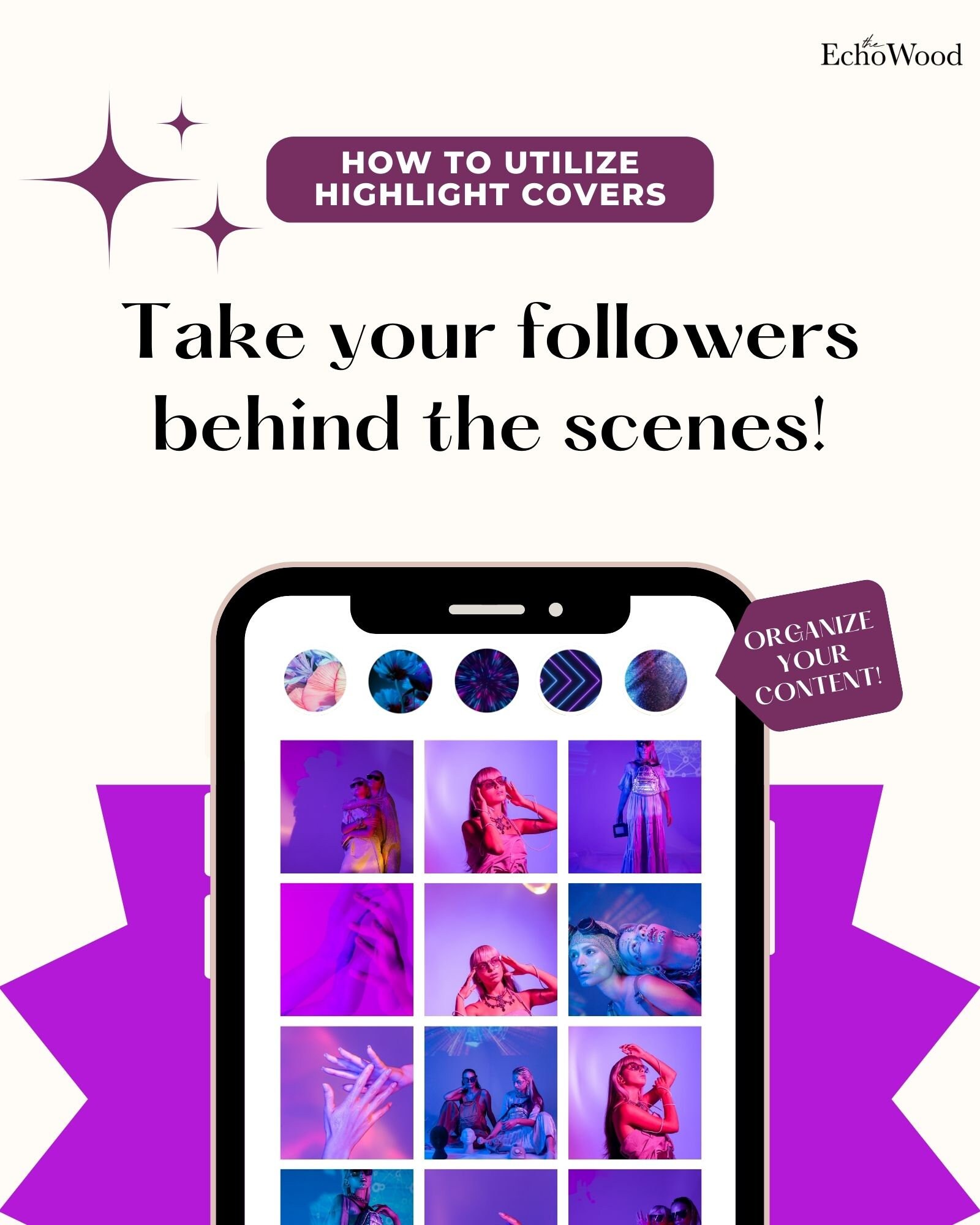 Holographic Instagram Highlight Covers, Neon Highlight Covers ...