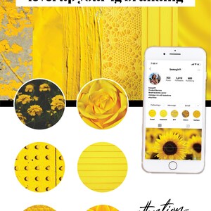 Yellow Instagram Highlight Icons for Lifestyle Blog, Instagram ...