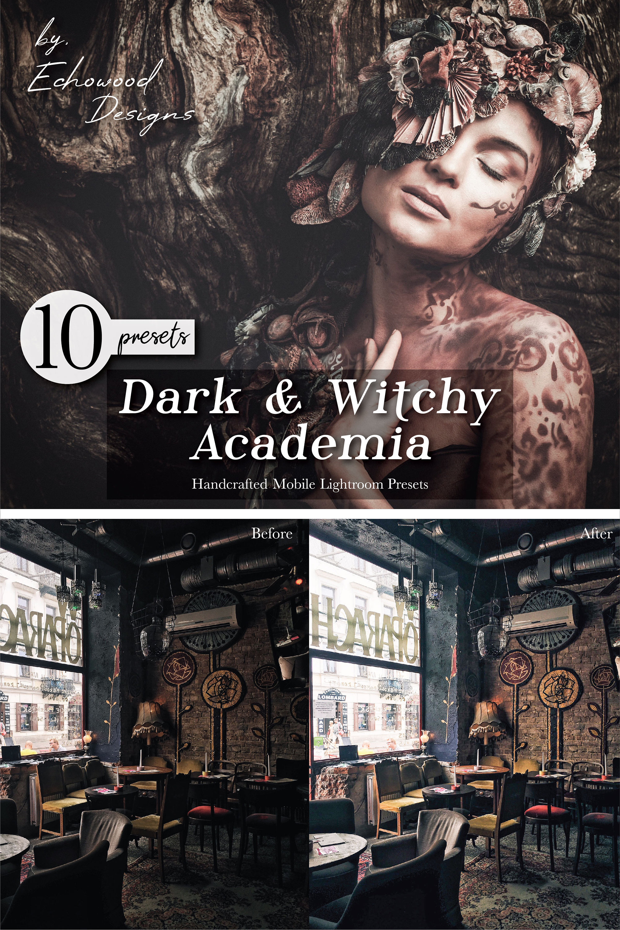Moody Lightroom Presets, Dark Presets, Lightroom Mobile Presets, Dark ...