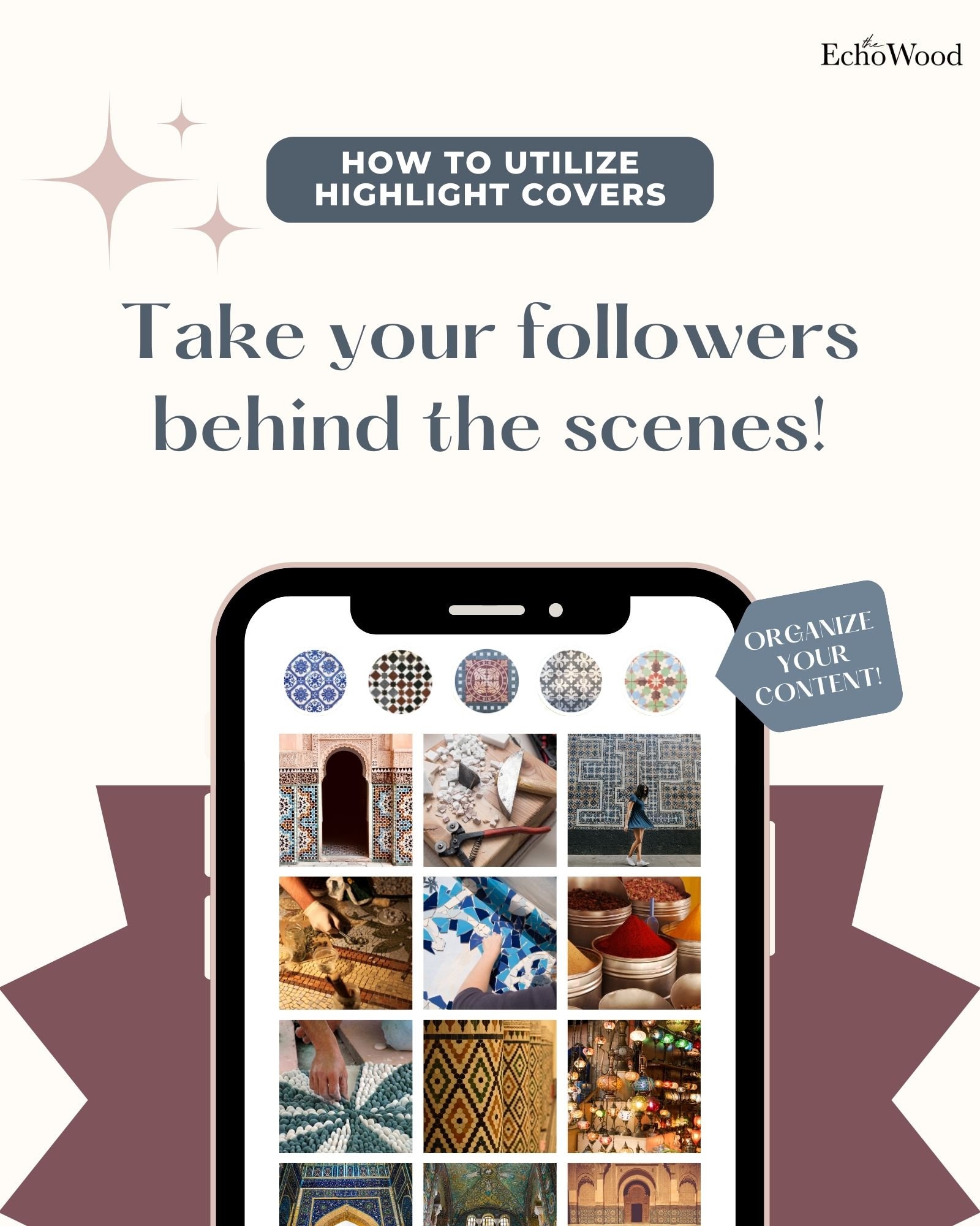 20 Colorful Instagram Story Highlight Icons, Mosaic Tile Pattern IG ...