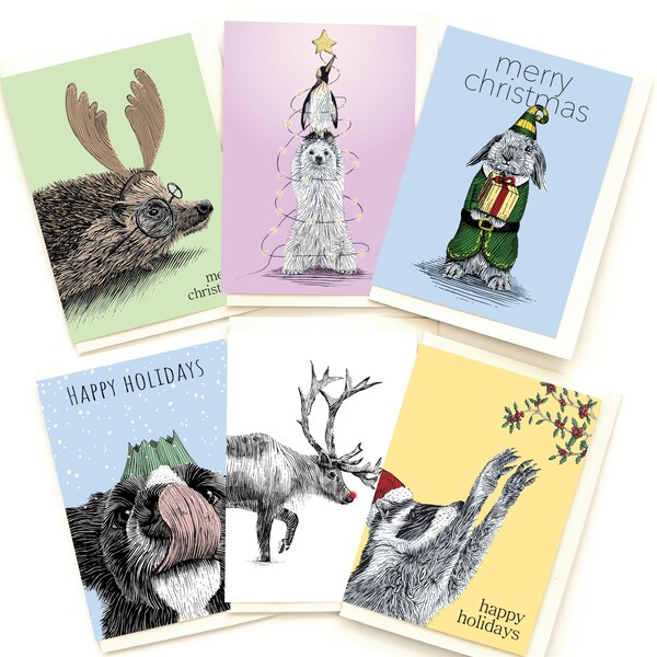 Christmas Card Set - Etsy