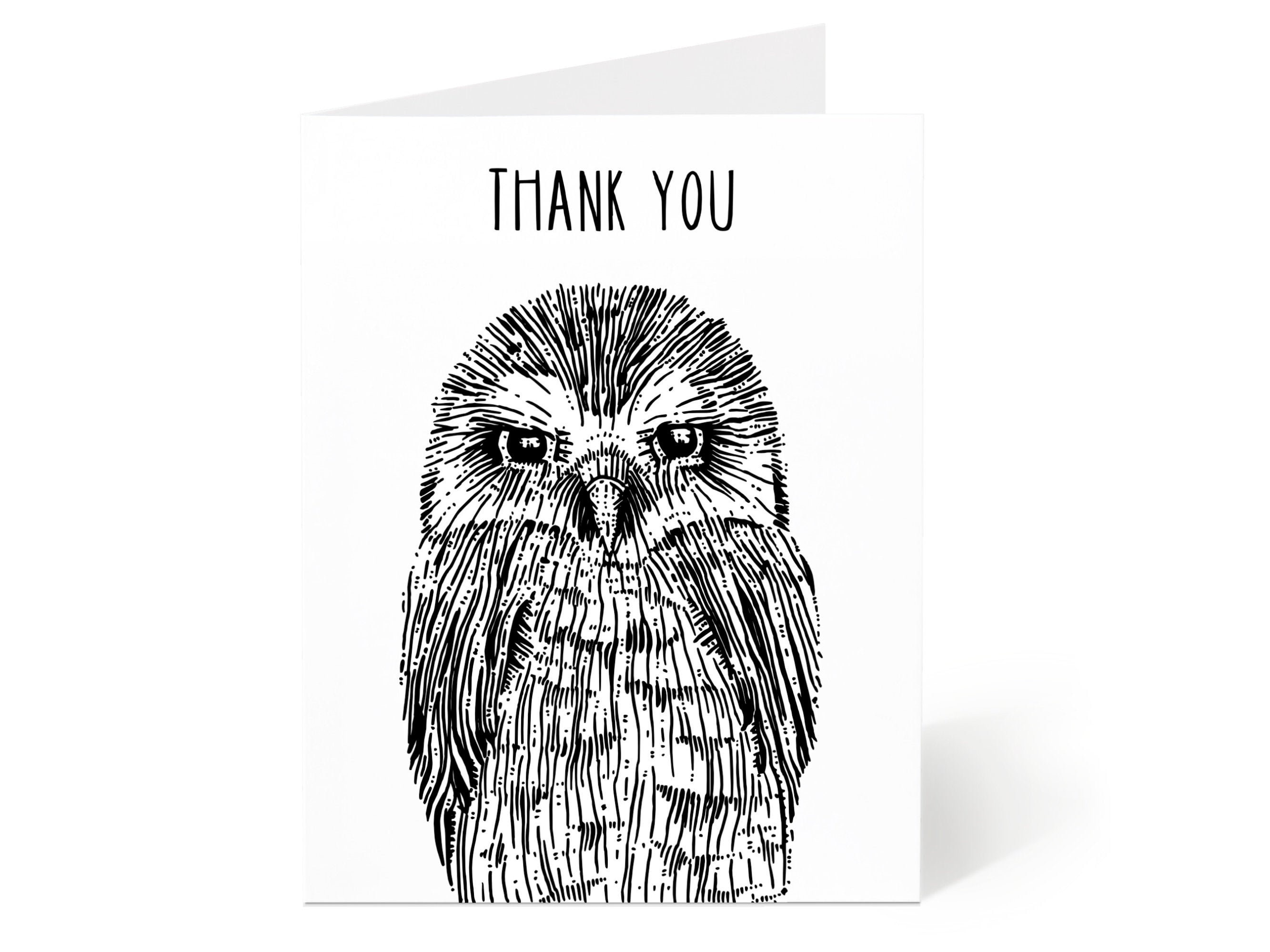 Thank You Owl Card Greeting Card Gratitude Card Teacher Appreciation thank-you-owl-card-greeting-card-gratitude-card-teacher-appreciation