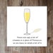 Prosecco Champagne Card. Birthday Card. Friendship Card. - Etsy