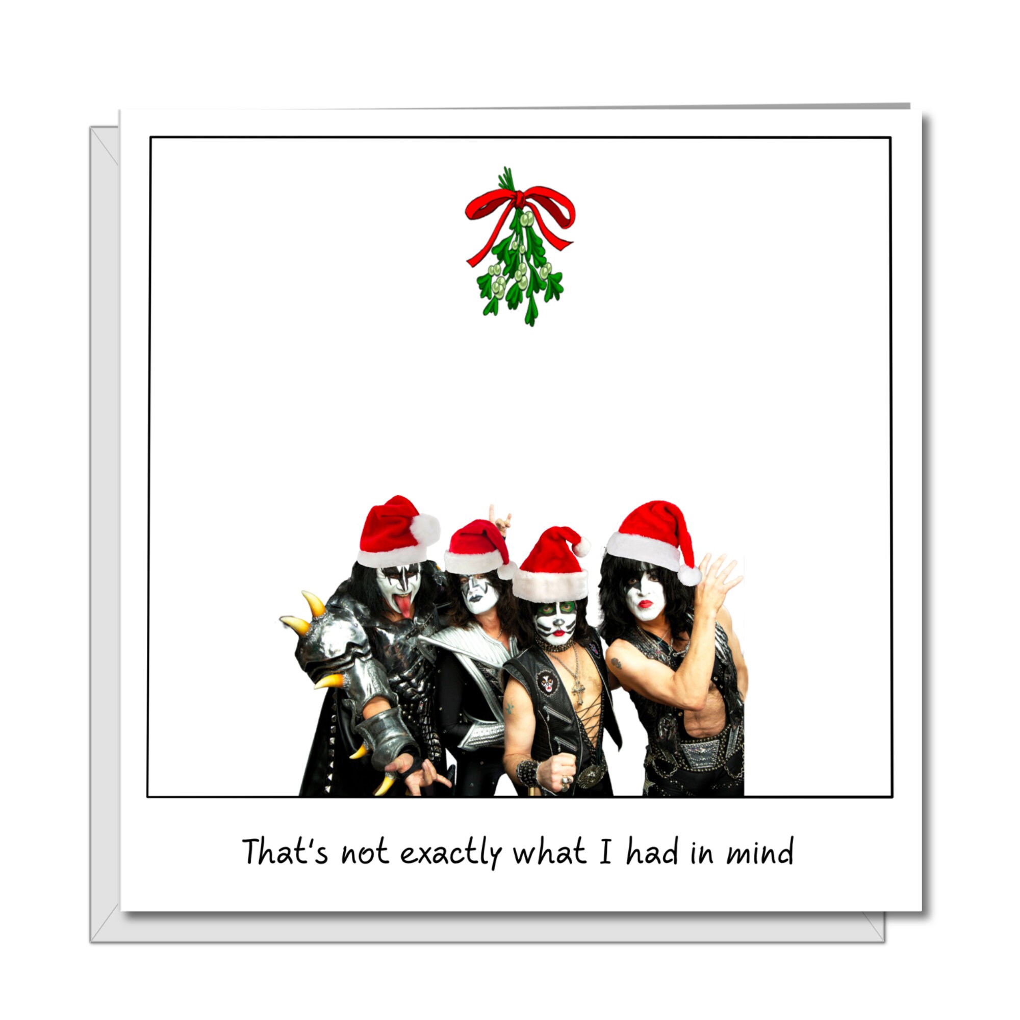 Kiss Band Christmas Photo Shoot