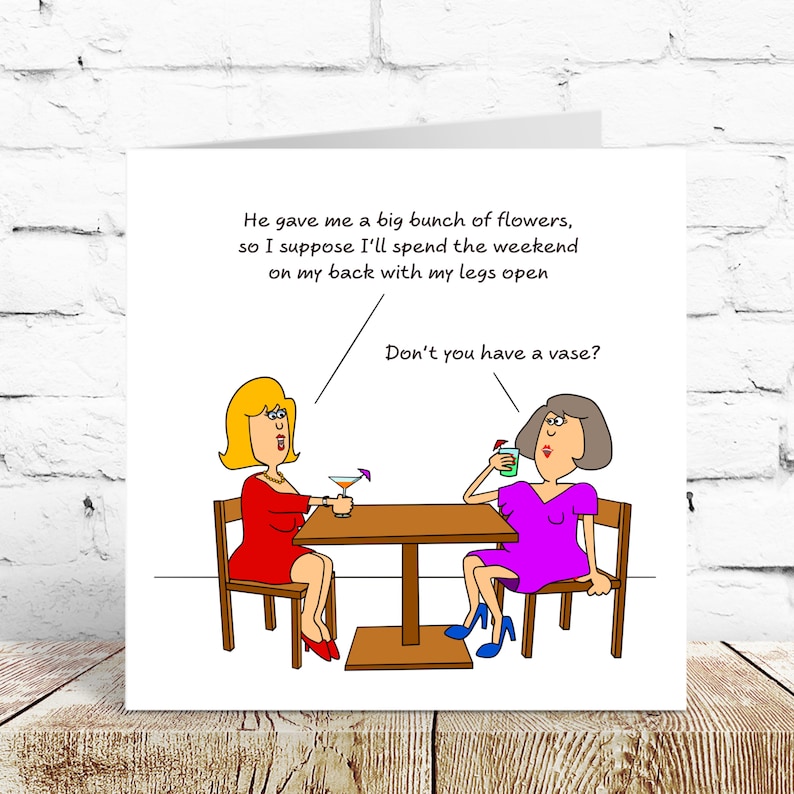 Funny Rude Birthday Card Friendship Female Friend Wife Mum Dad - Etsy UK