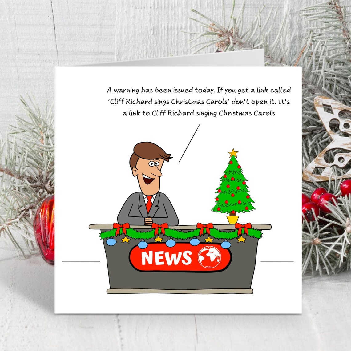 Funny Christmas Card for Dad, Mum, Grandma, Granny Grandpa, Brother ...