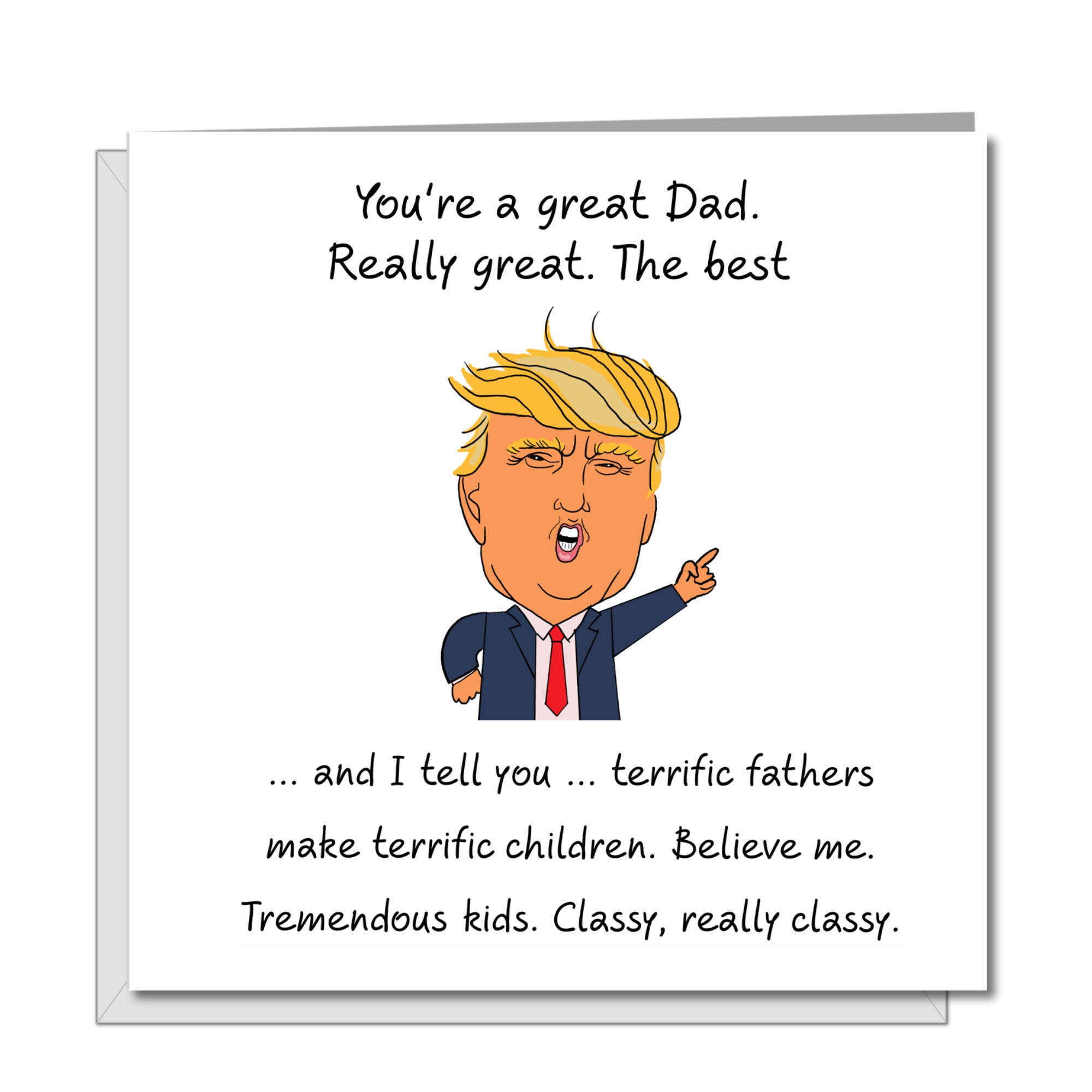 Donald Trump Fathers Day Card Funny Humorous and Amusing | Etsy