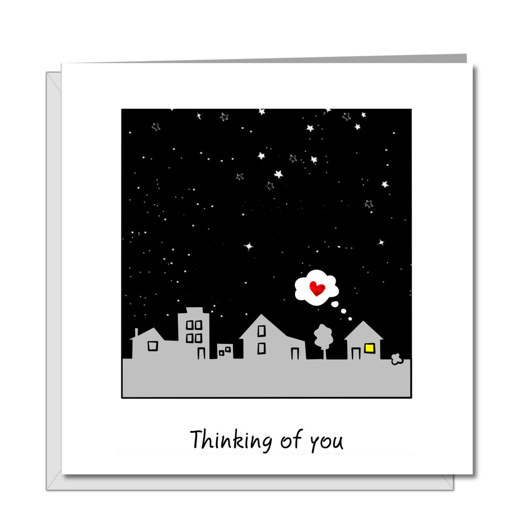 Thinking of You / Missing You / Stay Safe Card - Birthday Card for ...
