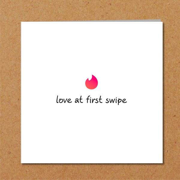Tinder Card - Etsy