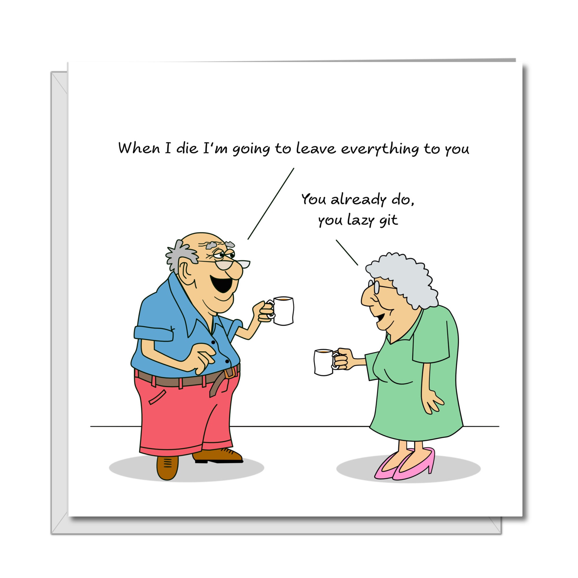 Old Age Birthday Cartoons