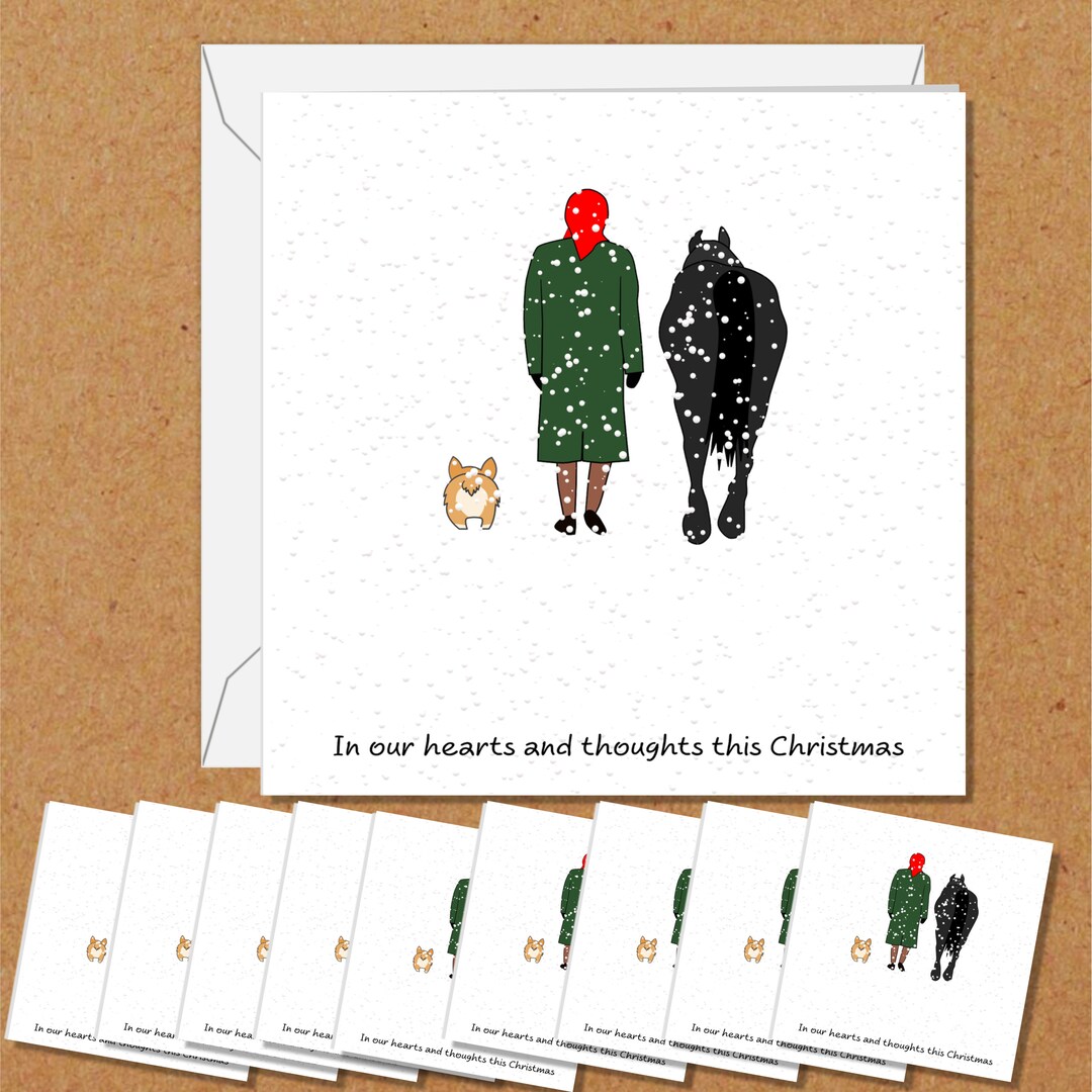 10 X Queen Christmas Card in Memory of Queen Elizabeth 2 in - Etsy UK