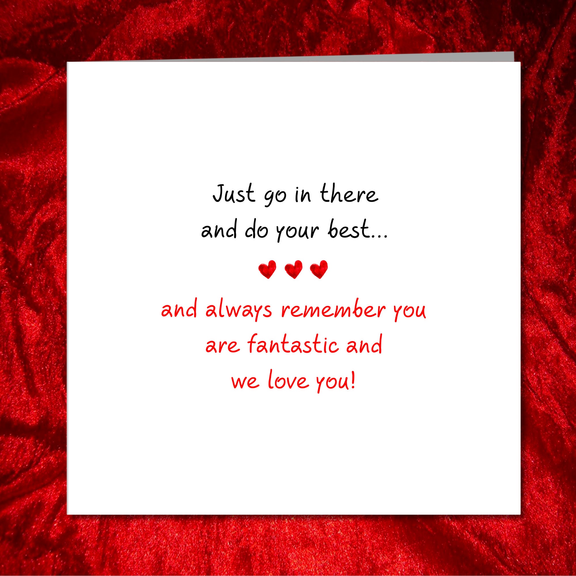 Good Luck Card Exams Driving Test New Job Challenge - Etsy