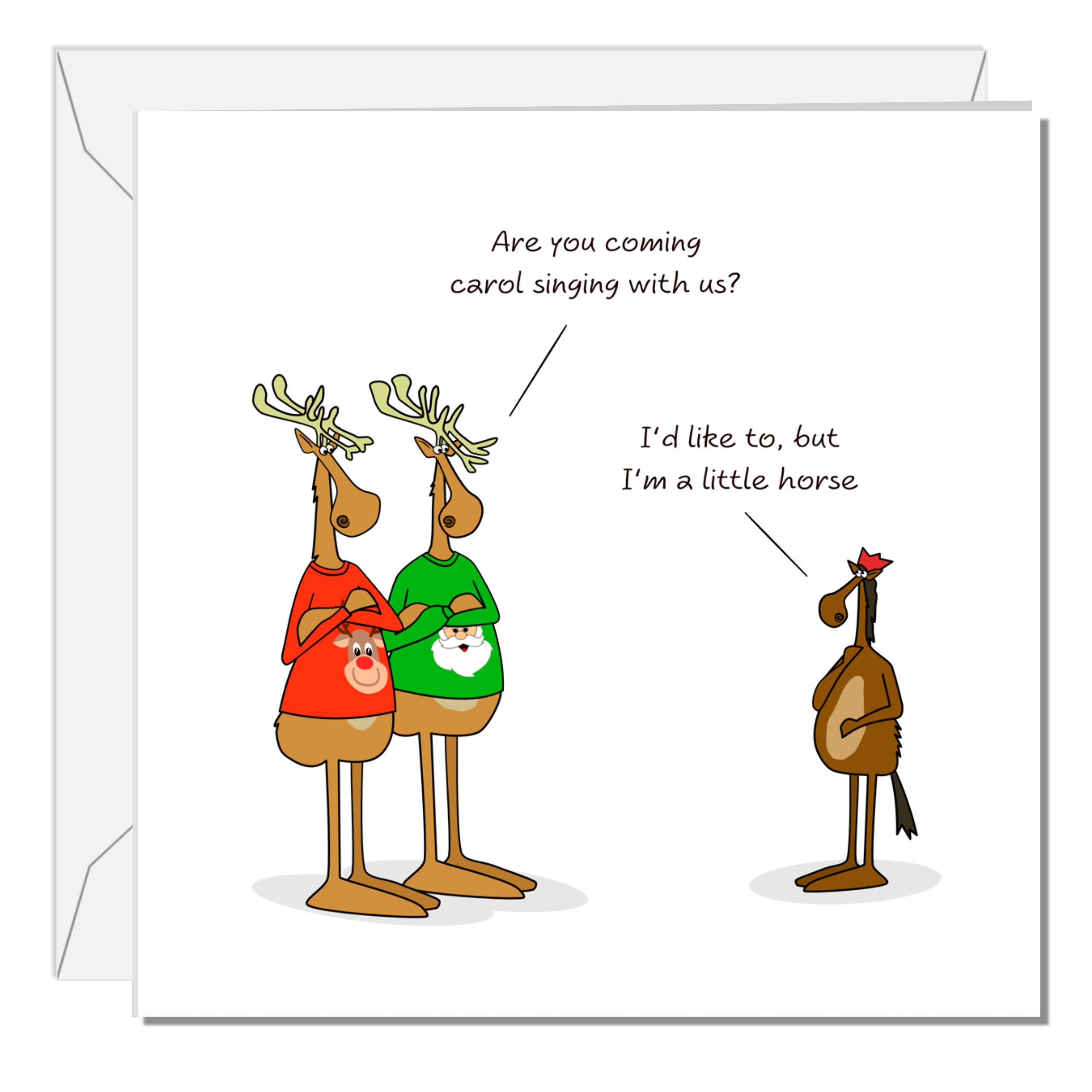 Funny Christmas Card for All the Family Friends Children - Etsy UK