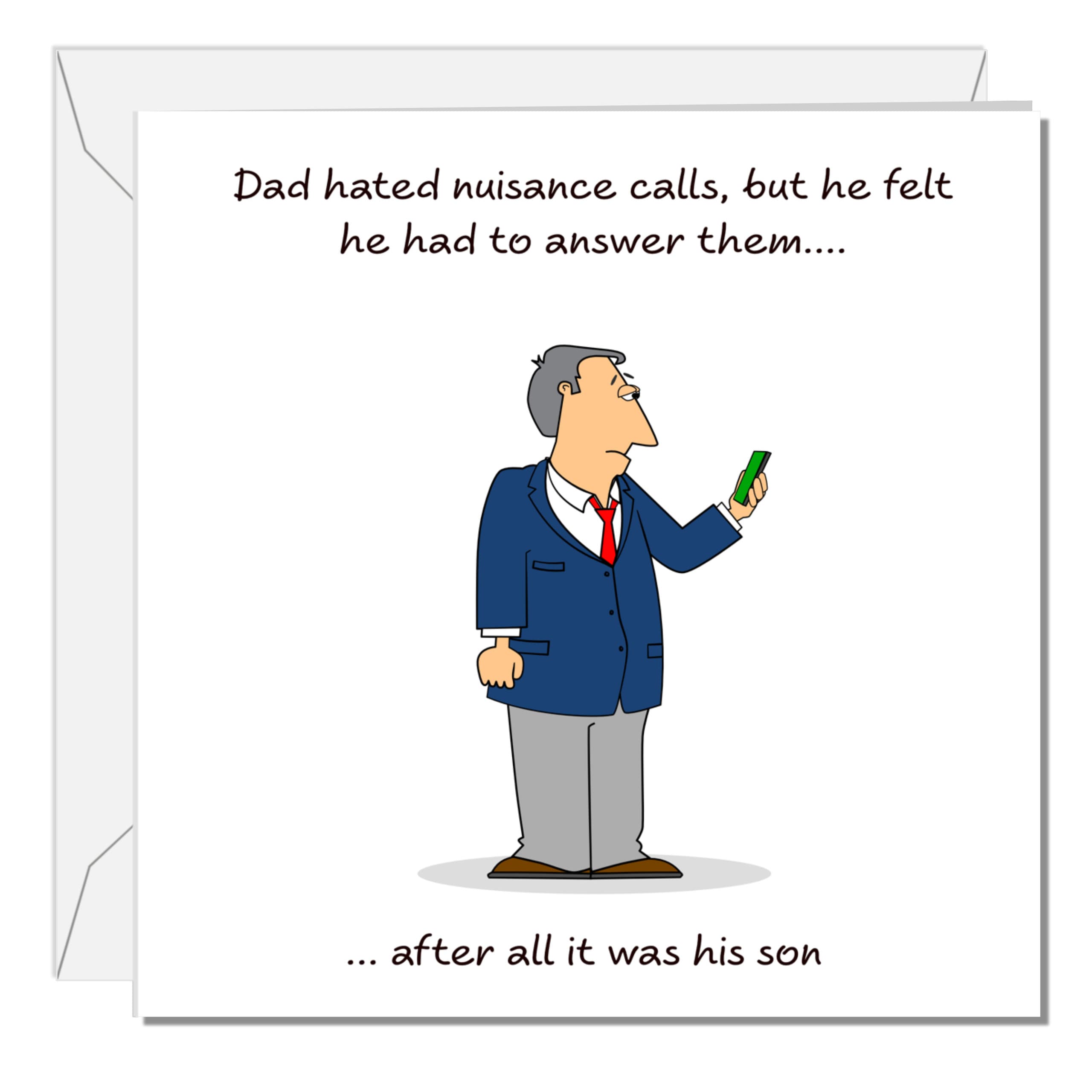 Funny Dad Birthday Card / Father's Day Card From His Son - Etsy