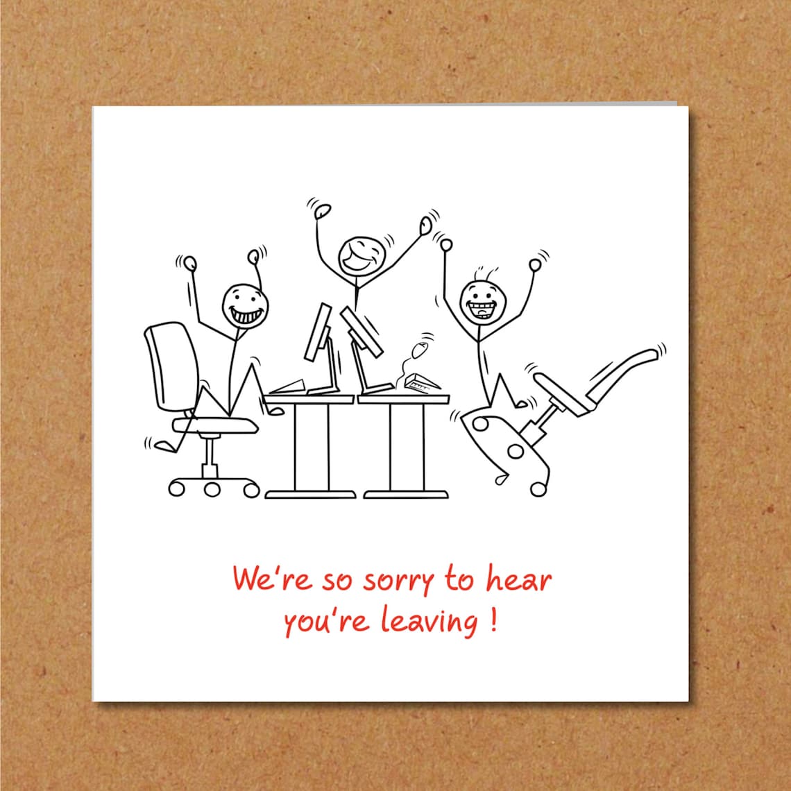 Leaving Job Work Card New Job Work Colleague Boss Employee - Etsy UK