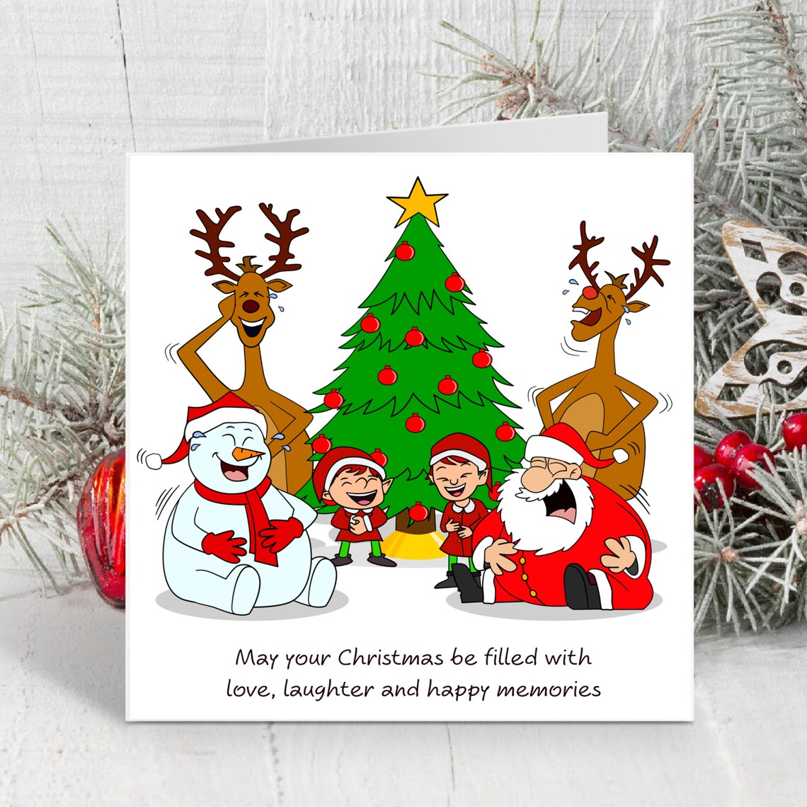 Funny Christmas Card for Your Special Friends or Family Love - Etsy UK