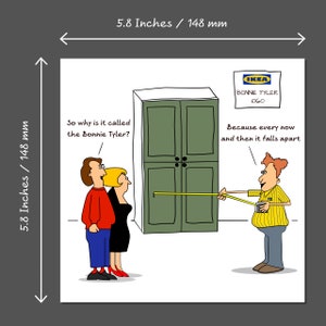 Funny Birthday Card for Husband Dad Wife Mum Any Friend Humour Ikea ...
