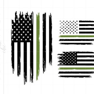 Military Flag Svg | American Military Flag Svg Cut Files | Distressed ...
