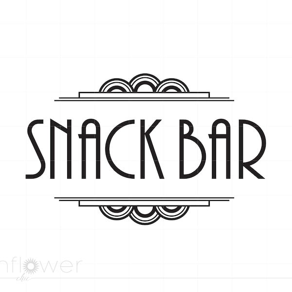 Snack Bar Sign - Etsy