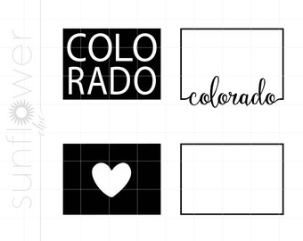 Colorado Outline Svg - Etsy