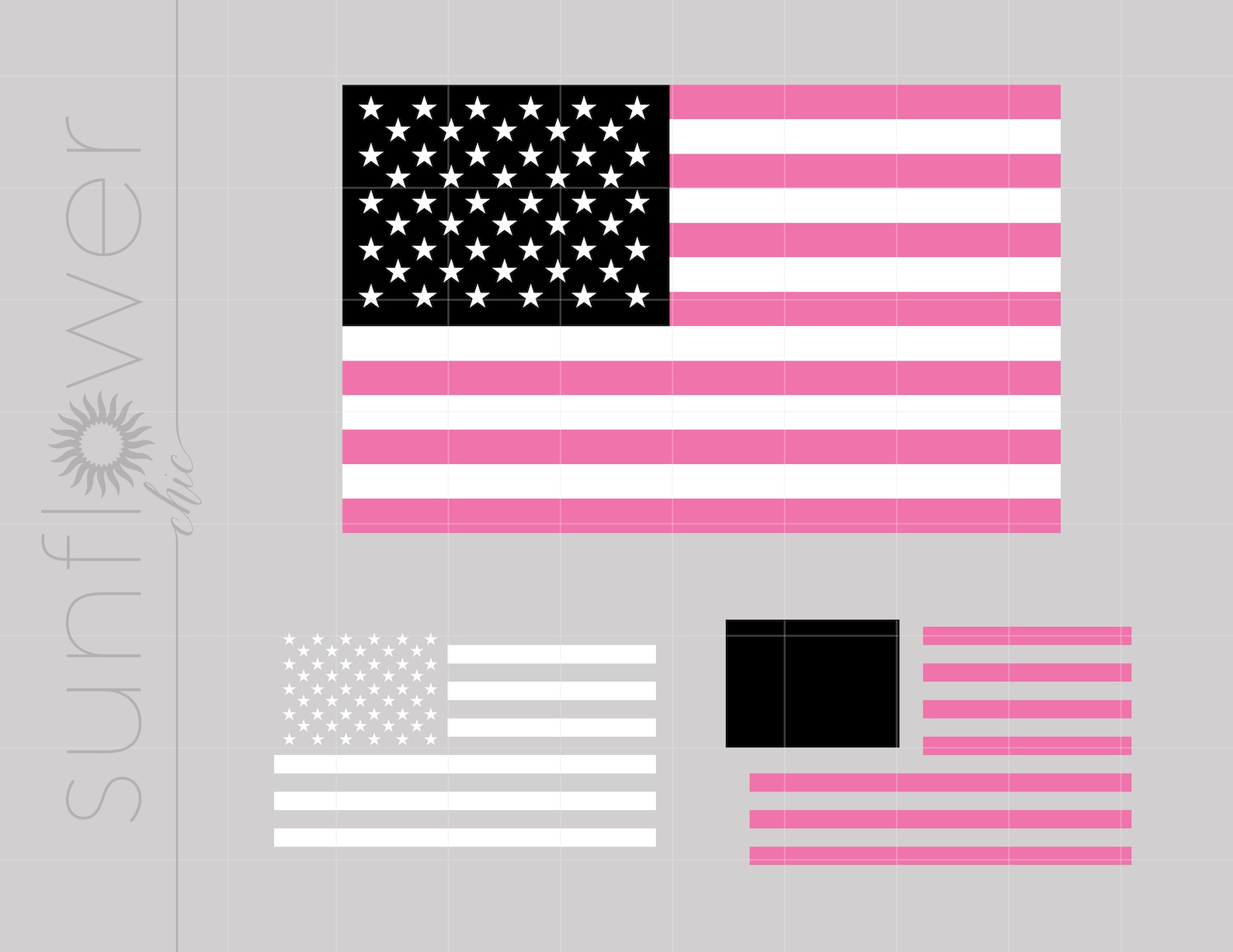 Pink American Flag SVG Pink US Flag Svg United States Flag - Etsy