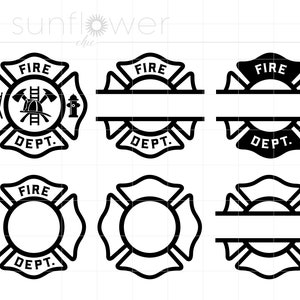 Fire Dept Svg Downloads | Fire Fighter Svg | Fireman Svg | Fire ...
